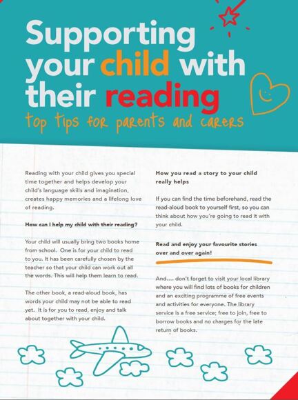 Top tips for supporting your child with their reading. - Latest News ...